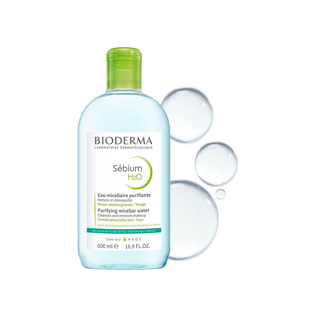 Bioderma Sebium H2O 500ml hos Auktoriserad E-butik