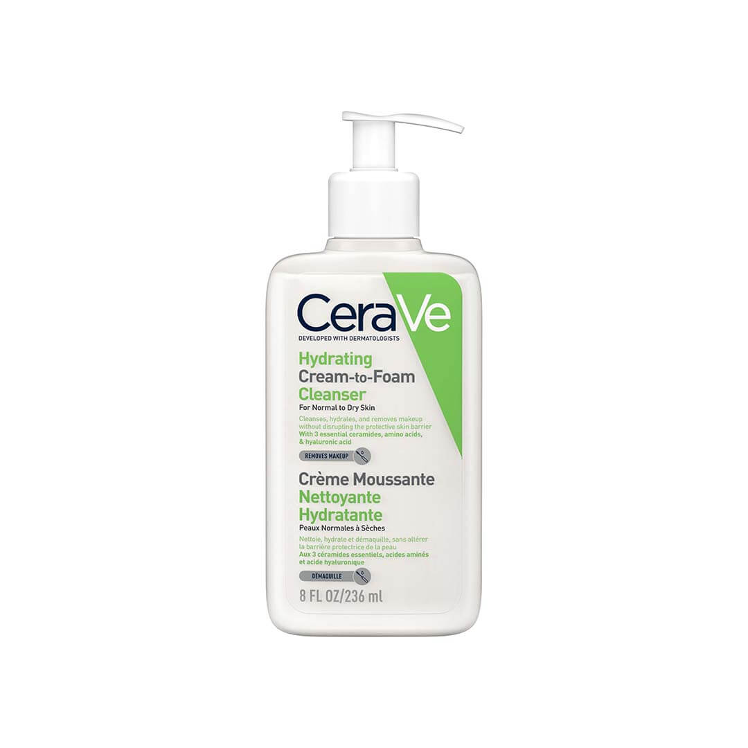 Hydrating Cream To Foam Cleanser 236 ml - CeraVe - Harmoniq.se